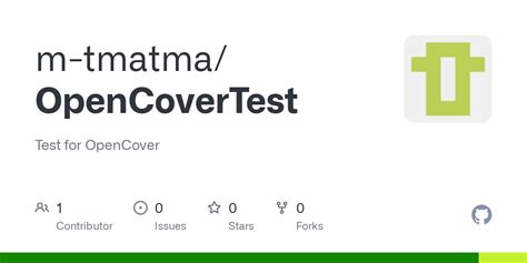 Github M Tmatmaopencovertest Test For Opencover