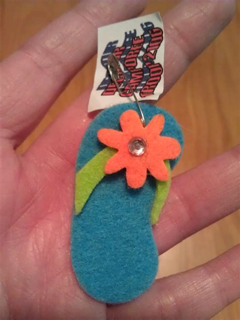 Felt Flip Flop Swap Daisy Girl Scouts Girl Scout Crafts Girl Scout