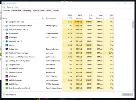 Solved Constant High Ram Use Tom S Hardware Forum