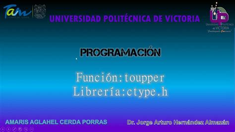 FUNCIÓN TOUPPER YouTube