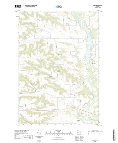 Arkansaw Wi 2022 24000 Scale Map By United States Geological Survey