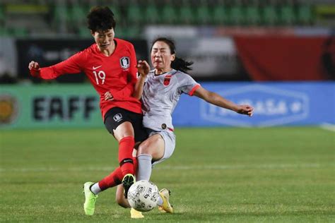 足球——东亚杯：中国女足战平韩国女足