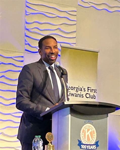 Thank You Mayor Andre Dickens For Speaking To My Kiwanis Club Of