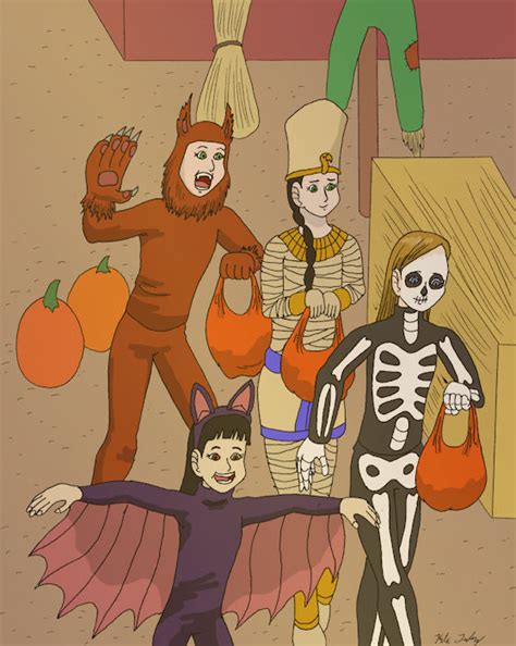 Trick Or Treating By Kyrtuck On Deviantart