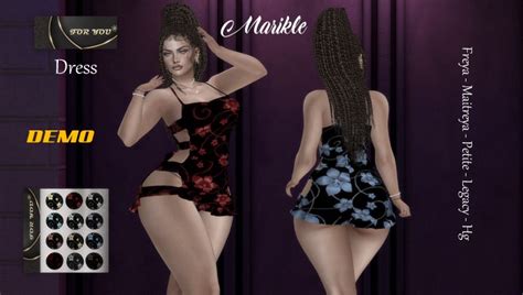 Second Life Marketplace F Marikle Dress Demo