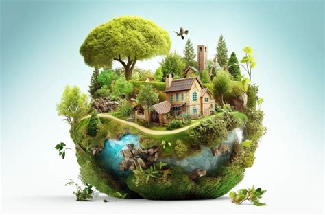 Green Planet Ecology The Concept Of Saving The Planet Stock Illustration Illustration Of