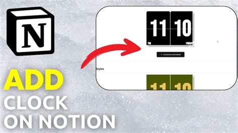 How To Add Clock On Notion Quick Tutorial Youtube