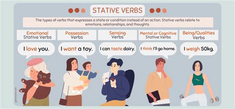 Stative Verbs Uses Examples