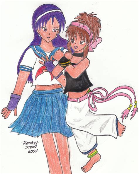 Athena And Momoko By Rocket Stevo On Deviantart