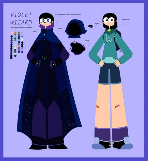 Violet Wizard Superhero Oc By Kuwoshizilla On Deviantart