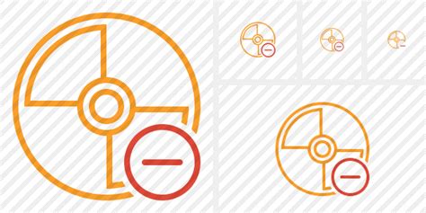Disc Remove Icon Outline Color Professional Stock Icon And Free Sets