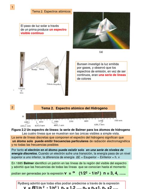 Estructura Atomica Y Enlace Tema 2 Reformado Pdf Orbital Atómico