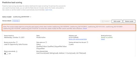 Manage Duplicate Lead Scoring Models Microsoft Learn