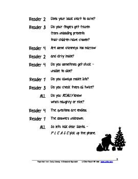 Readers Theatre Do You Have Minute Santa Tpt
