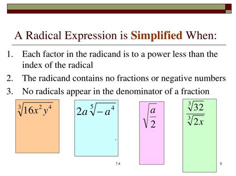 PPT Dividing Radical Expressions PowerPoint Presentation Free Download ID