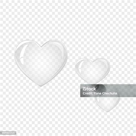 투명한 마음 발렌타인 비눗방울 크리스탈 유리 하트 미용제품 보습 스킨케어 투명한 거품 평면도 흩뿌려짐 건강한 생활방식에 대한
