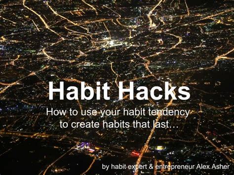 Habit Hacks Pptx