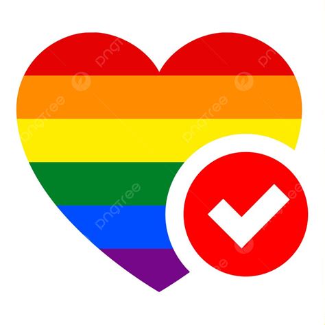 Lgbt Pride Clipart Hd PNG Lgbt Pride Flag In Heart Shape That Symbol And PNG Image For Free
