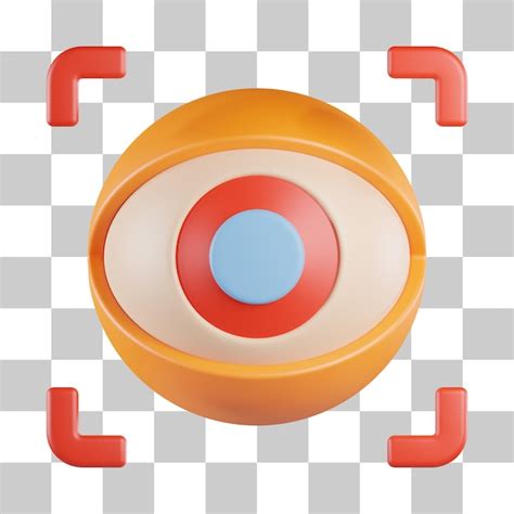 Premium Psd Retina Scan 3d Icon