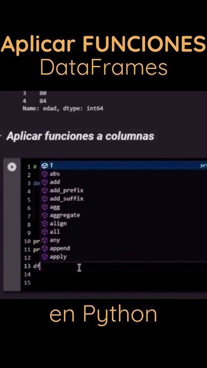 Aplica Funciones En Columnas De Un Dataframe Python Aprenderpython