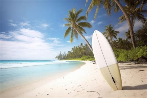 Premium Ai Image Surfboard Generative Ai