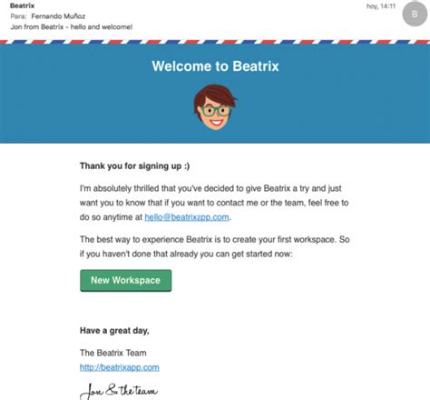Cómo construir el email de bienvenida perfecto para tu marca