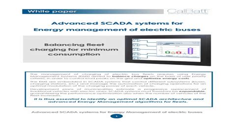 Pdf Advanced Scada Systems For Energy Management Of Electric Ems