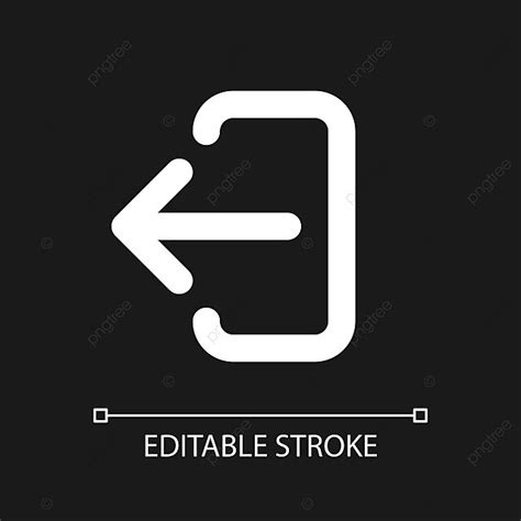 Linear Ui Icon For Dark Theme White Pixelperfect Data Export Vector Art Flat Line PNG And