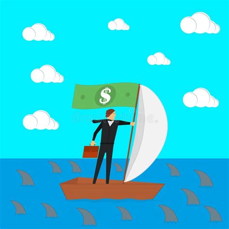 The Concept Of Risks In Business And Management Businessman On A