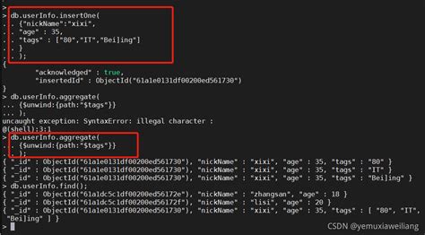 Mongodb聚合操作及索引底层原理mongodb Match Nname1 Csdn博客