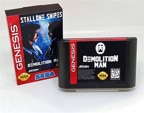 Demolition Man SEGA Genesis Mega Drive Repros4Retro
