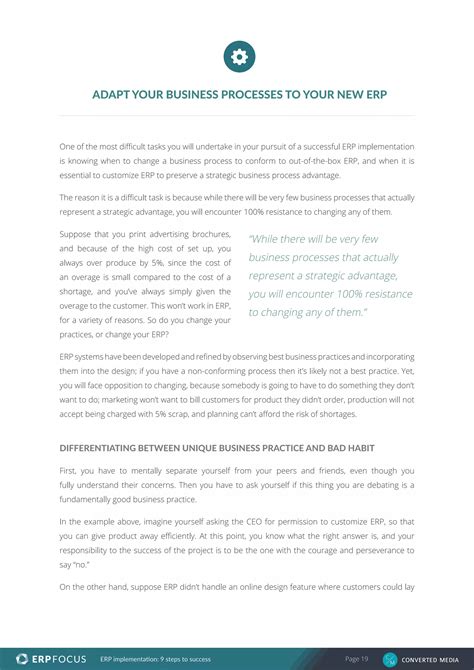 Erp Implementation Guide 2018 1 Original PDF