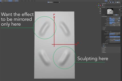 Mirror Diagonaly In Sculpting Mode Blender Stack Exchange