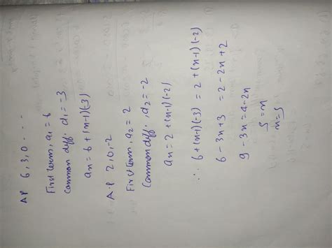 E The If Nth Term Of The AP Ldots Is The Same As The N Th Term Of The A P