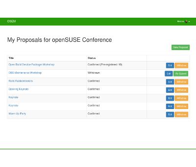 Open Source Event Manager
