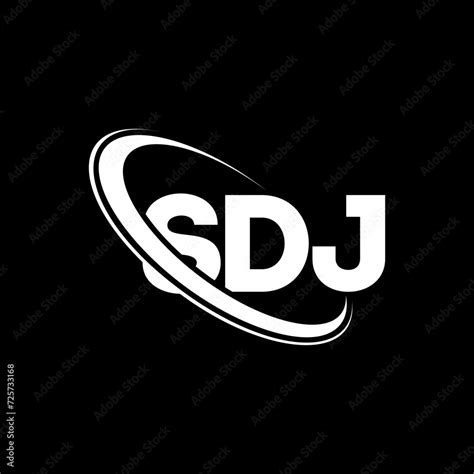 Sdj Logo Sdj Letter Sdj Letter Logo Design Initials Sdj Logo Linked With Circle And Uppercase