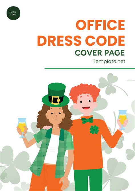 Free Office Dress Code Cover Page Template To Edit Online