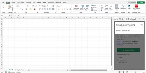 Infor OS Add In For Microsoft Excel Infor Marketplace