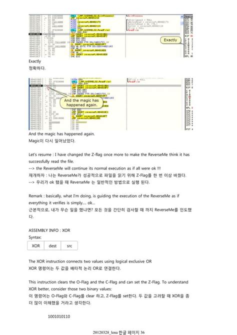 01 Olly Assembler Patching A Basic Reverseme Hangul PDF
