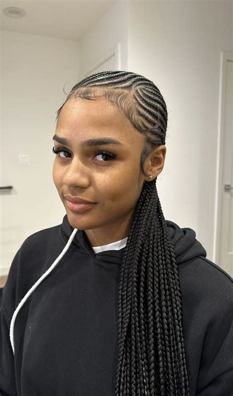 Braided Cornrow Hairstyles Box Braids Hairstyles For Black Women