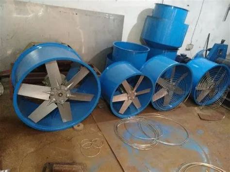 Wall Mounted Vane Axial Fan Impeller Size Capacity According At