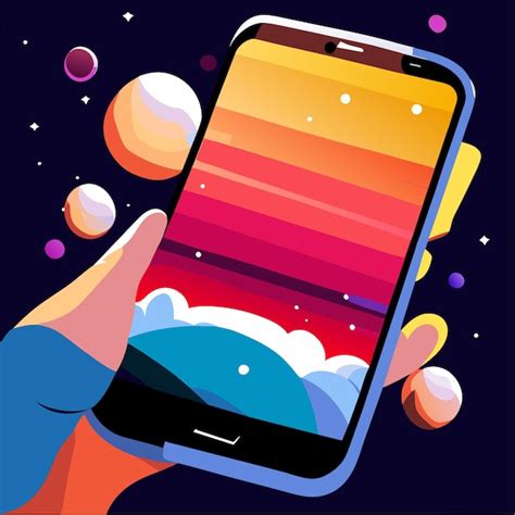 Дизайн шаблона макета смартфона Премиум Ai сгенерированный вектор