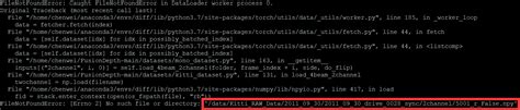 Error In Preprocessing Data Issue 15 AutoAILab FusionDepth GitHub