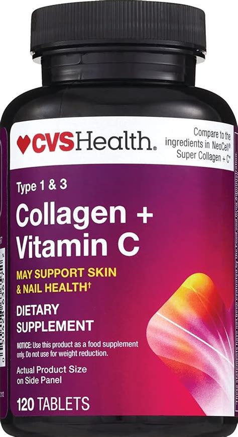Cvs Health Collagen Vitamin C Skin And Nail Health Dietary