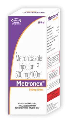 Metronidazole Injection Ip 500mg100ml At Best Price In Mumbai