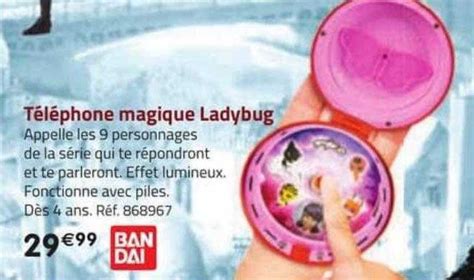 Promo Téléphone Magique Ladybug Bandai Chez La Grande Récré Icatalogue Fr