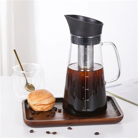 Cold Brew Coffee Maker 1200ml Premium High Borosilicate Cold Brew Pot