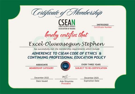 Excel Stephen On Linkedin Cybersecurity Nigeria Association