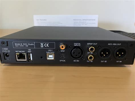 MiniDSP SHD Studio Preamp Streamer Dsp Dirac Room Correction Stereo Home Cinema Headphones