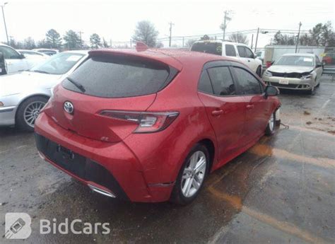 2021 Toyota Corolla Hatchback Sexse Jtnb4mbe2m3138815 Bid History